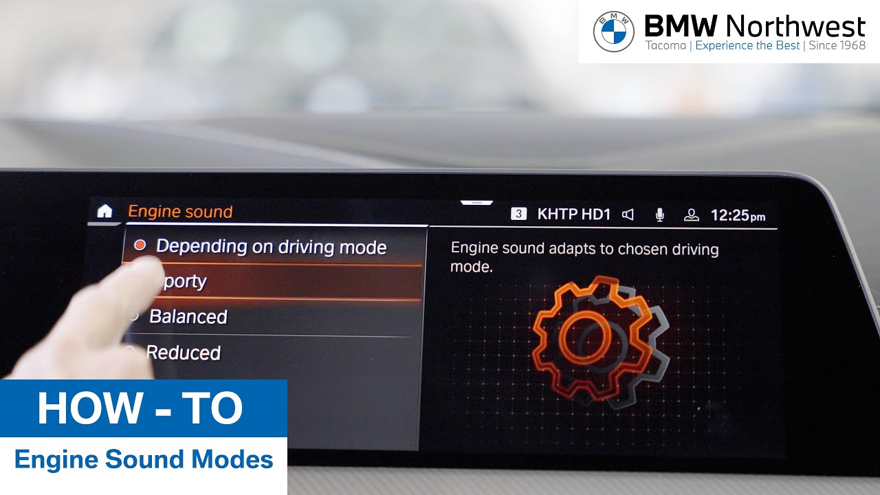 Engine Sound Modes | HOW - TO | BMW Northwest - YouTube