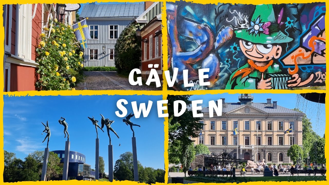 Gävle, Sweden - Day trip to Gävle from Stockholm, summer 2021 ...