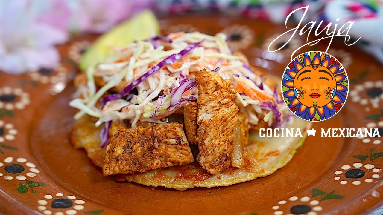 Adobada de Pollo y Ensalada de Col - YouTube