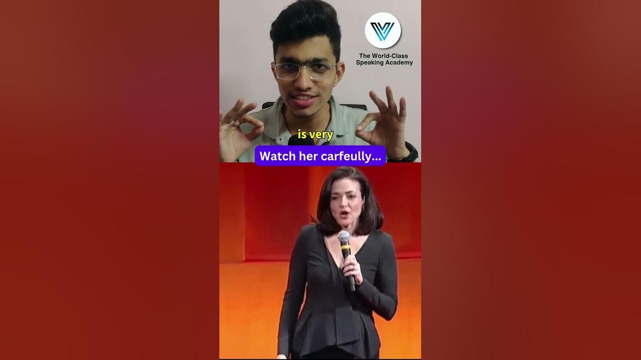 Watch how Sheryl Sandberg META COO starts her speech | Sheryl Sandberg TEDx Speech - YouTube