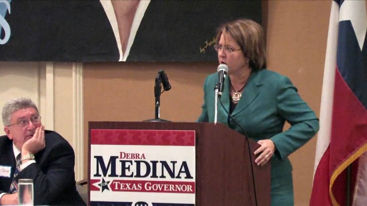 Debra Medina for Governor of Texas - Speech in Houston - Part 2 - YouTube
