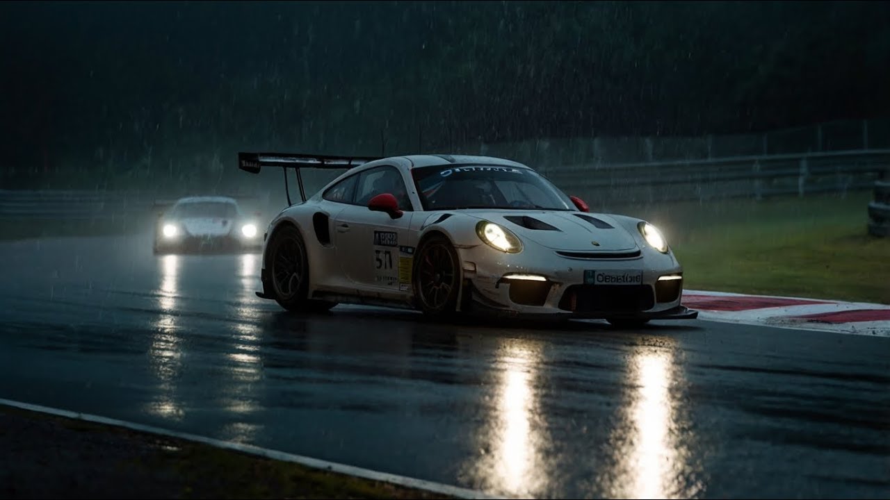 🏎️💦 Nürburgring Nordschleife Green Hell 🌲🌫️ | Porsche GT3 Onboard in ...