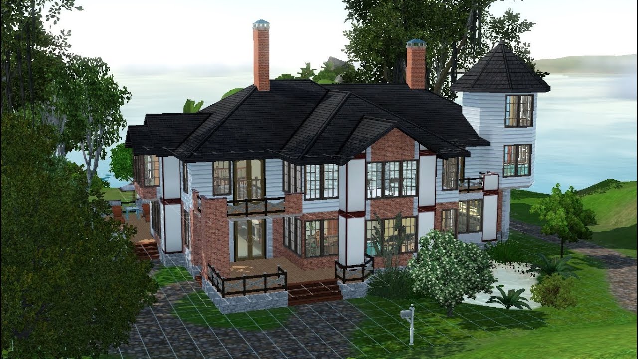 The Sims 3 Speedbuild #9 Victorian Mansion [Part 2] - YouTube