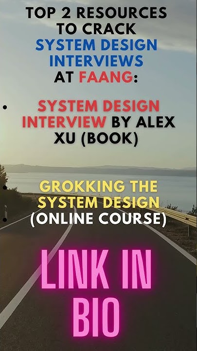 Top two resources I used to crack FAANG system design interviews. 🔥 - YouTube
