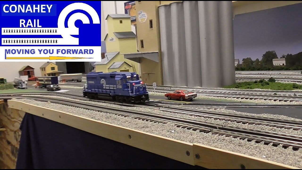 Conahey Rail Conrail Switching at Farmingdale Grain Facility O Gauge ...