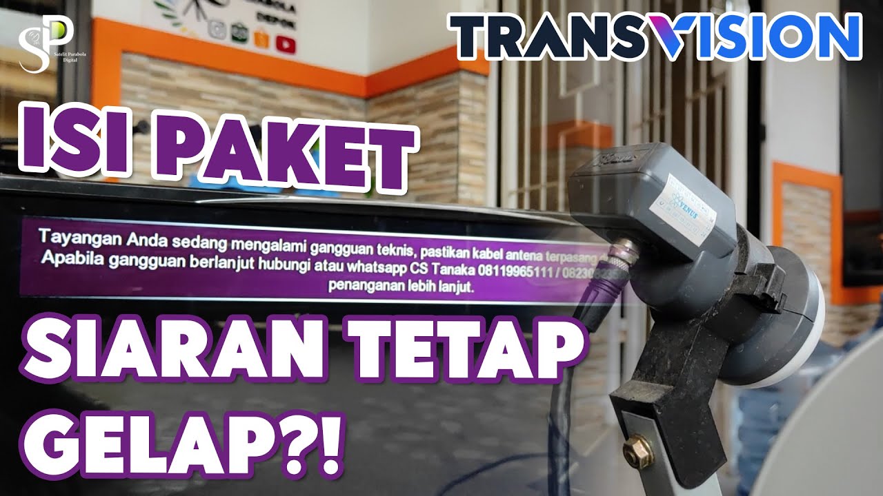 Sudah Isi Paket Transvision Nusantara HD Siaran Masih Gelap? | Solusi ...