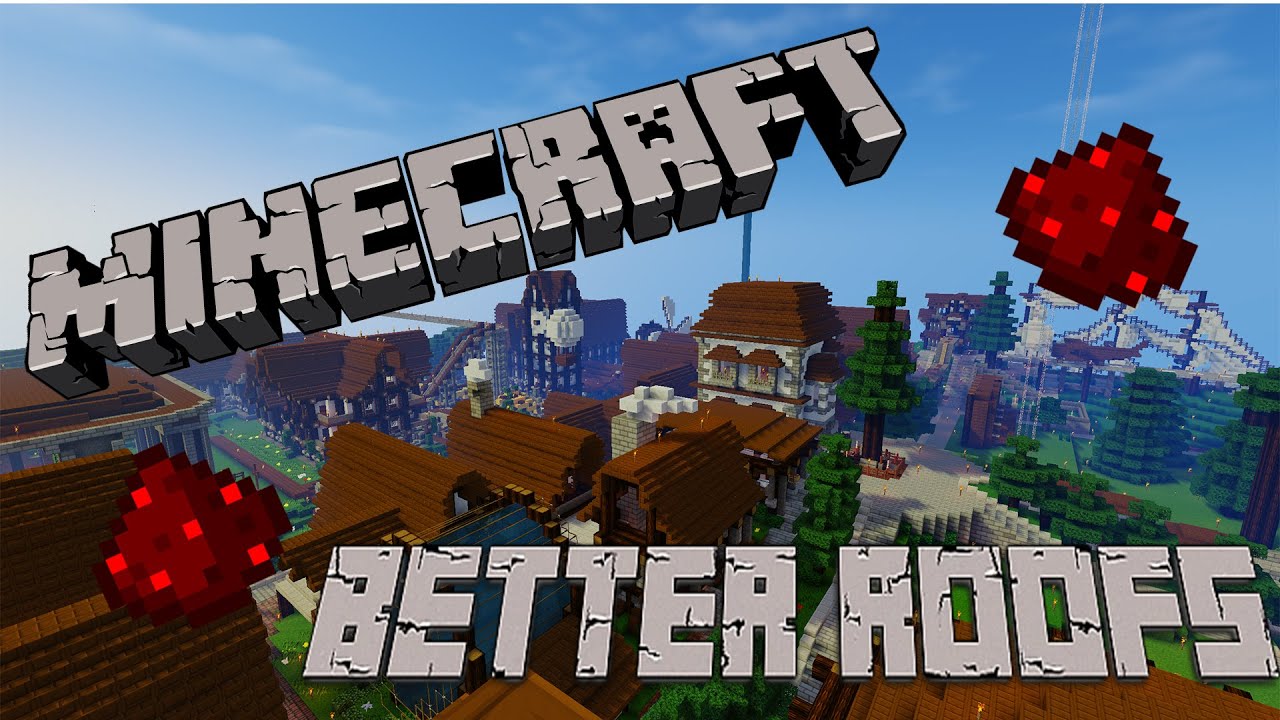How to build BETTER roofs in Minecraft!! - YouTube