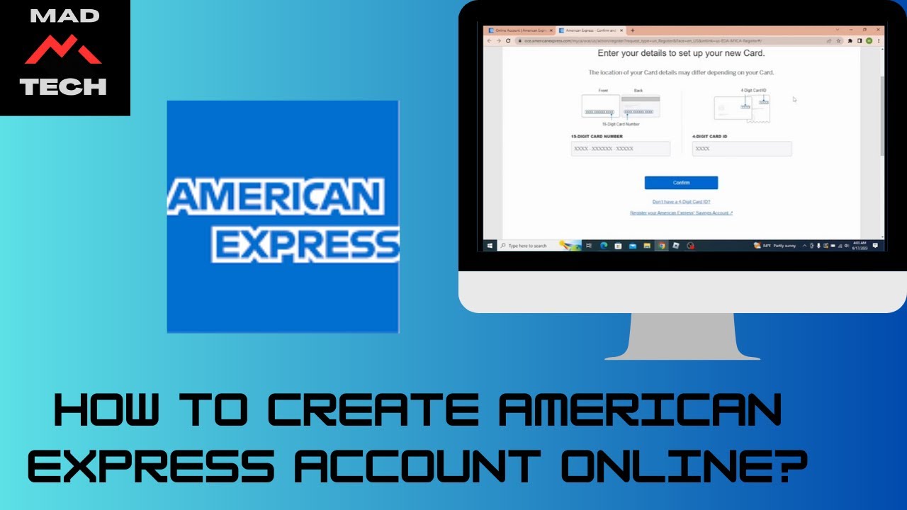 How to Create American Express Account Online? - YouTube
