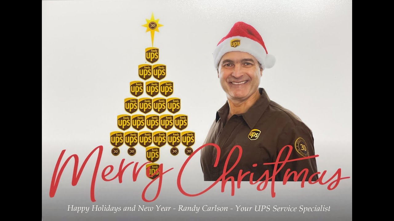 Creating the 2021 UPS Christmas Card - YouTube