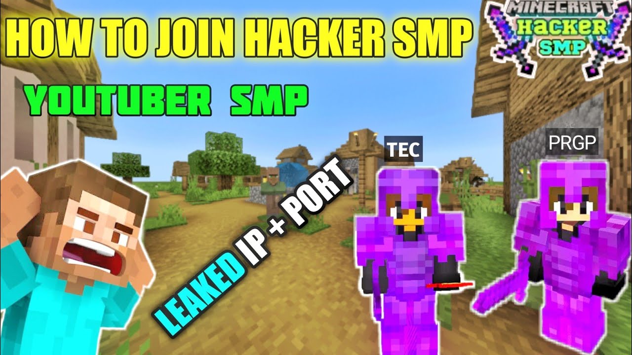 how to join hacker SMP | youtuber smp to join | minecarft survival ...