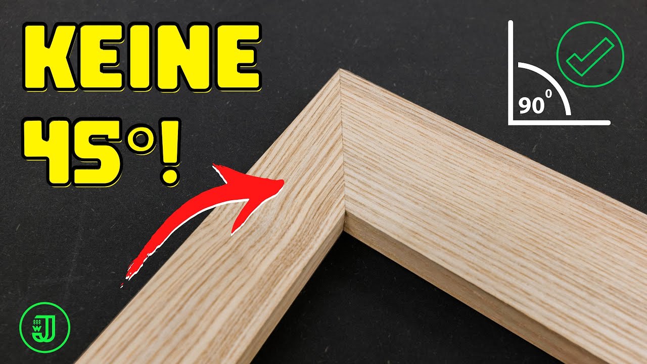 Gewusst? Darum brauchst du KEINE 45° für eine PERFEKTE GEHRUNG! | Jonas ...