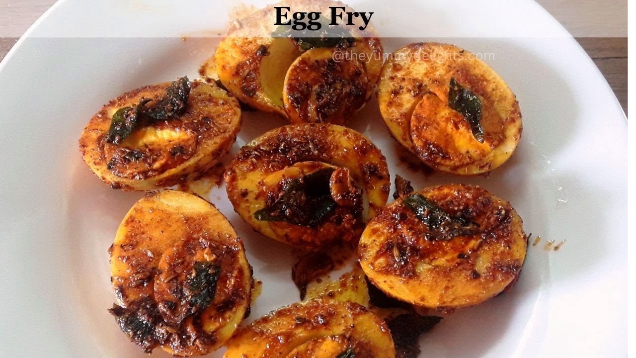 egg fry reicpe | masala egg fry | boiled egg fry | easy egg recipes ...