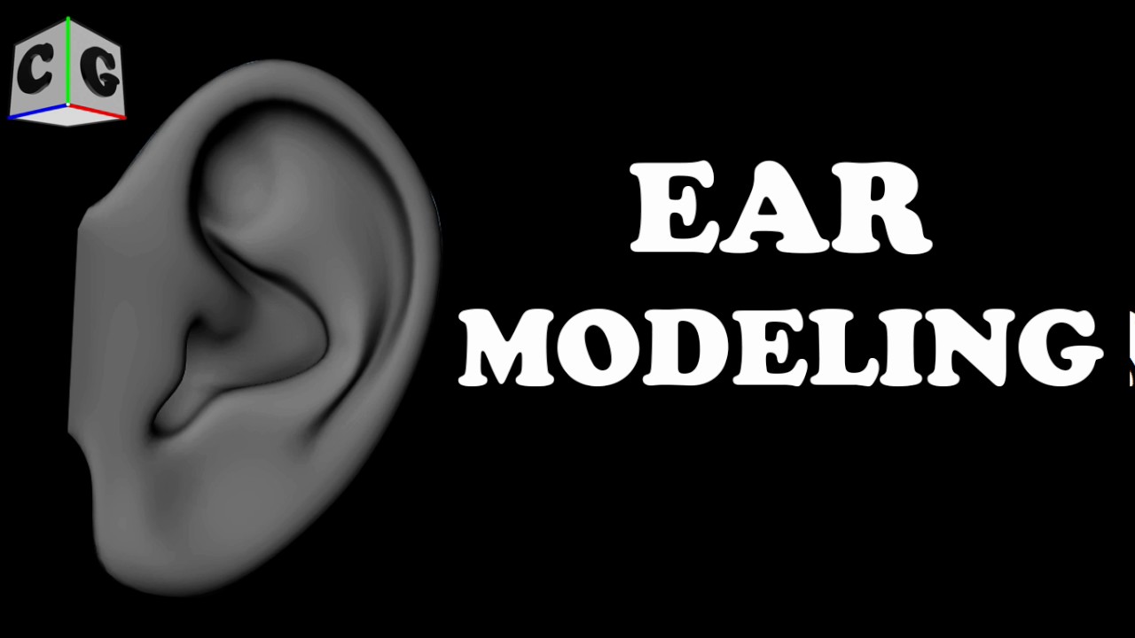 MAYA TUTORIAL : EAR MODELING IN MAYA / modelado de orejas en maya - YouTube