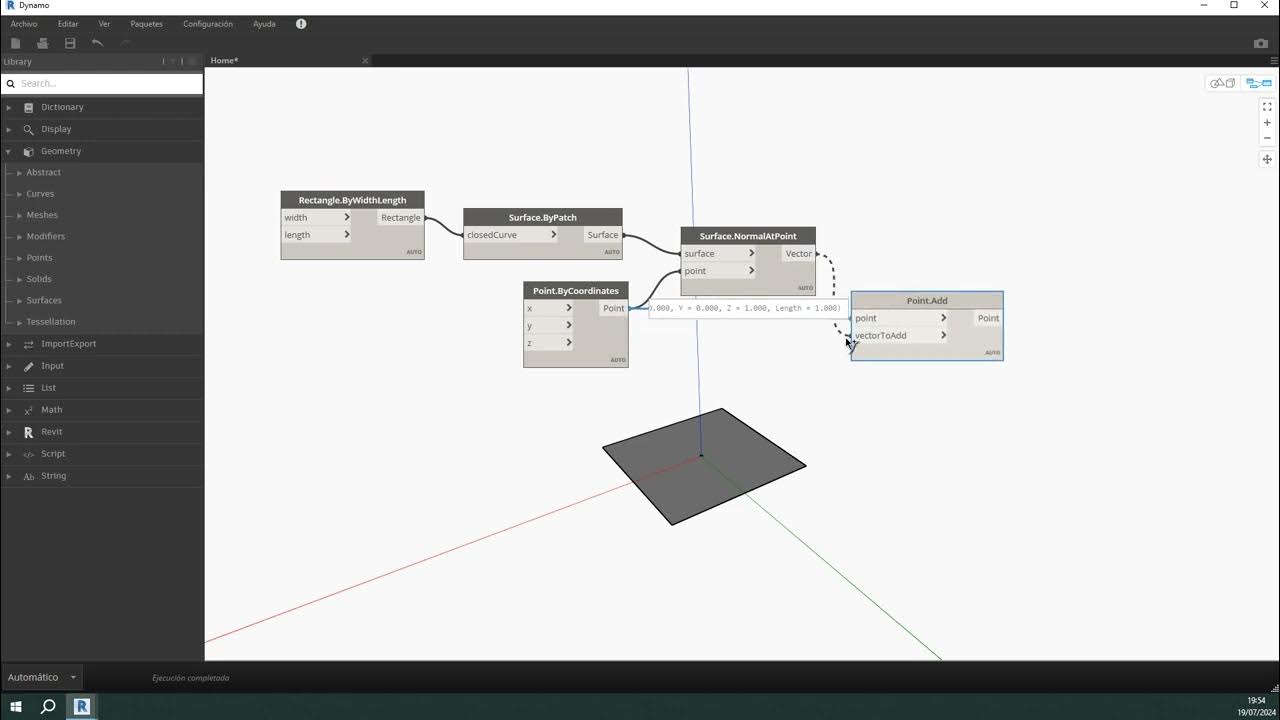 16 Colocar vector en superficie e invertir normales - YouTube