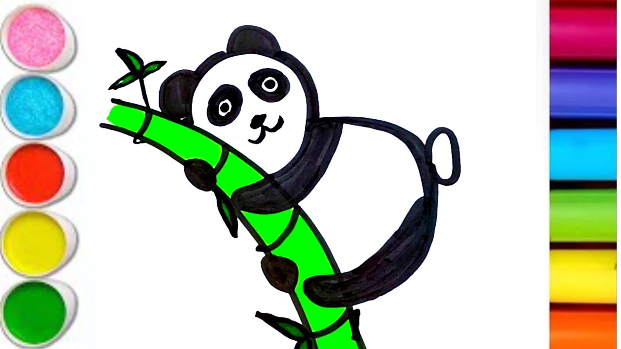 How to Draw a Cute Panda - Easy Step-by-Step for Kids! - YouTube