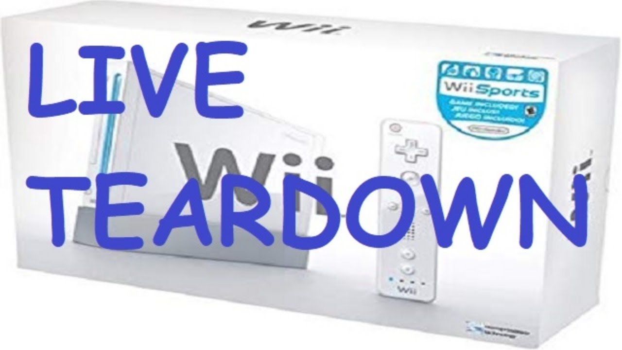 Nintendo Wii Teardown. Live - YouTube