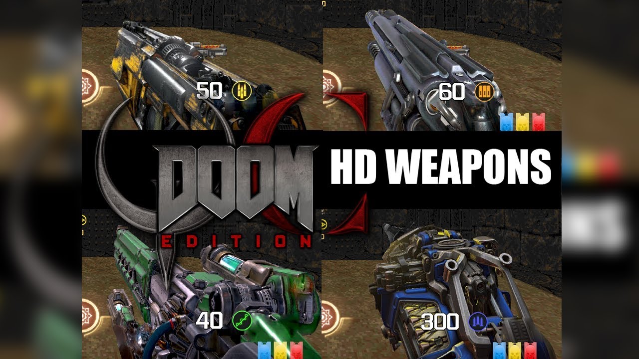 QUAKE CHAMPIONS DOOM WEAPONS HD - Addon Sprites for QCDE Mod - DOWNLOAD ...