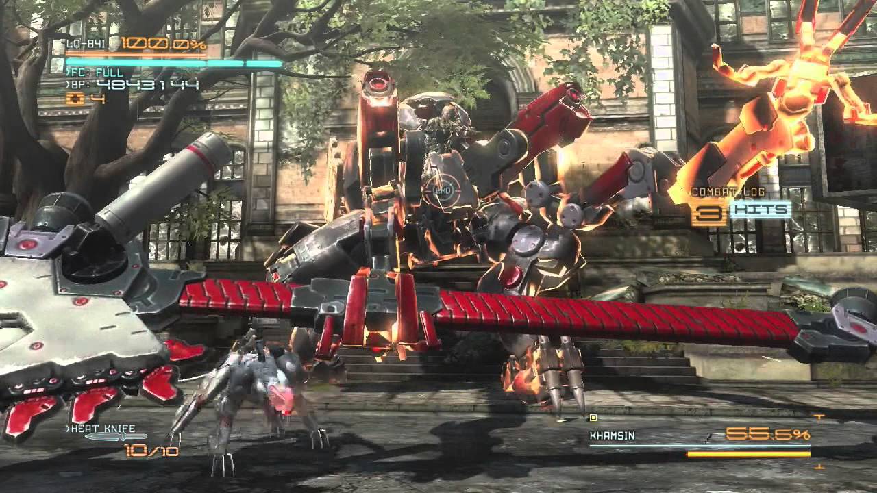 Metal Gear Rising: Revengeance: Blade Wolf vs Khamsin: No Damage ...