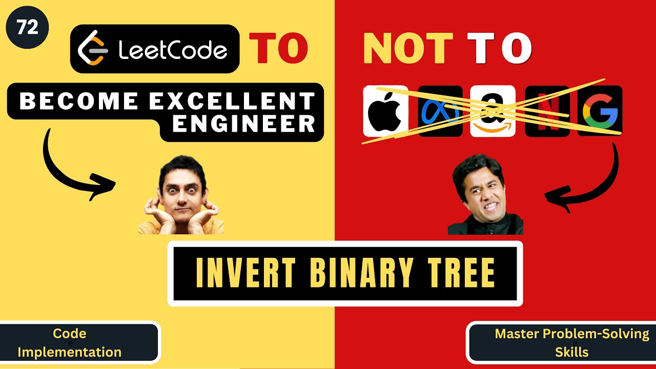 Invert Binary Tree | Code Implementation | Leetcode 226 | Progression90 - YouTube