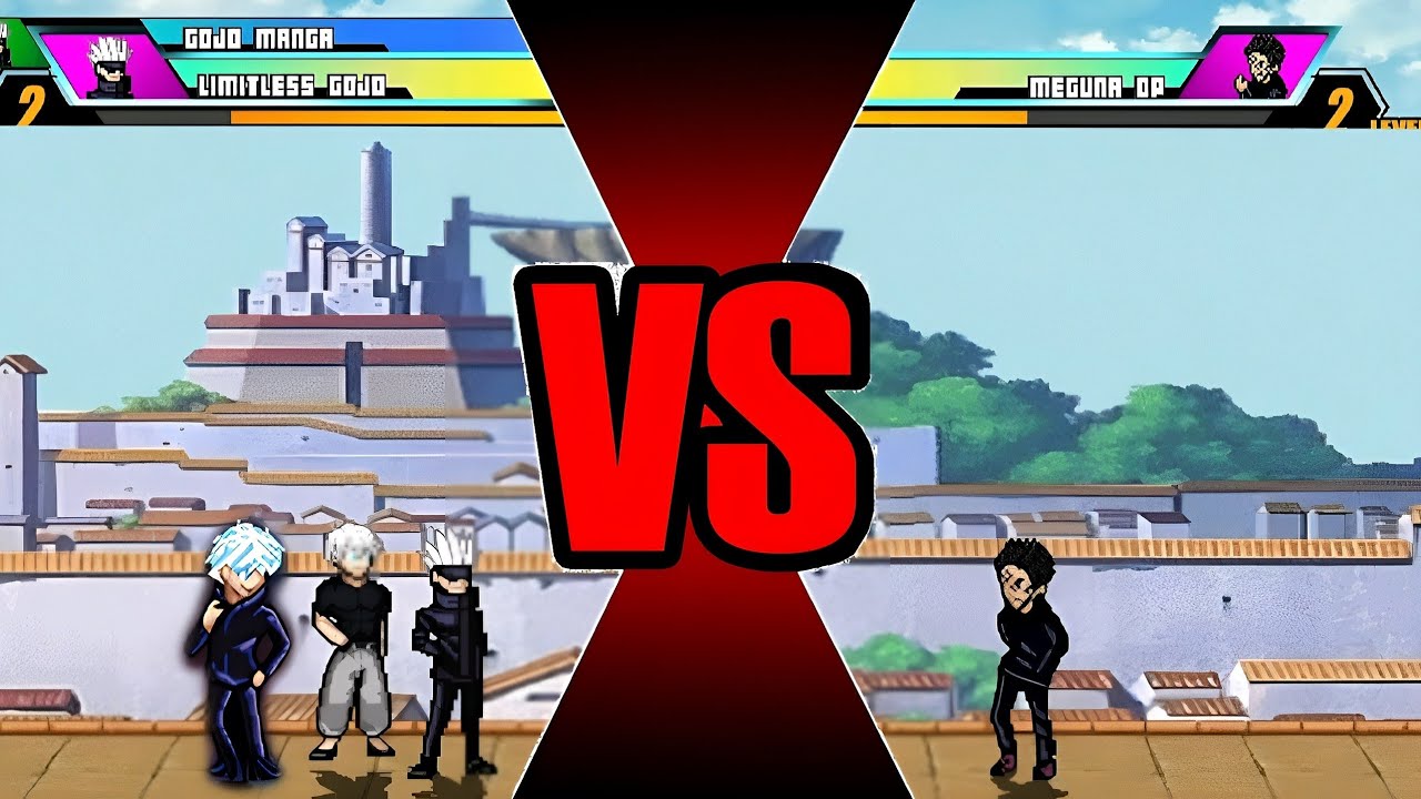 MEGUNA(megumi,sukuna) VS gojo all form(semua versi)🔥🔥😱😱 - YouTube