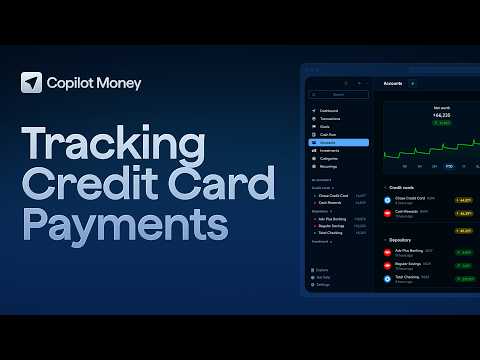 How to Track Credit Card Payments in Copilot Money