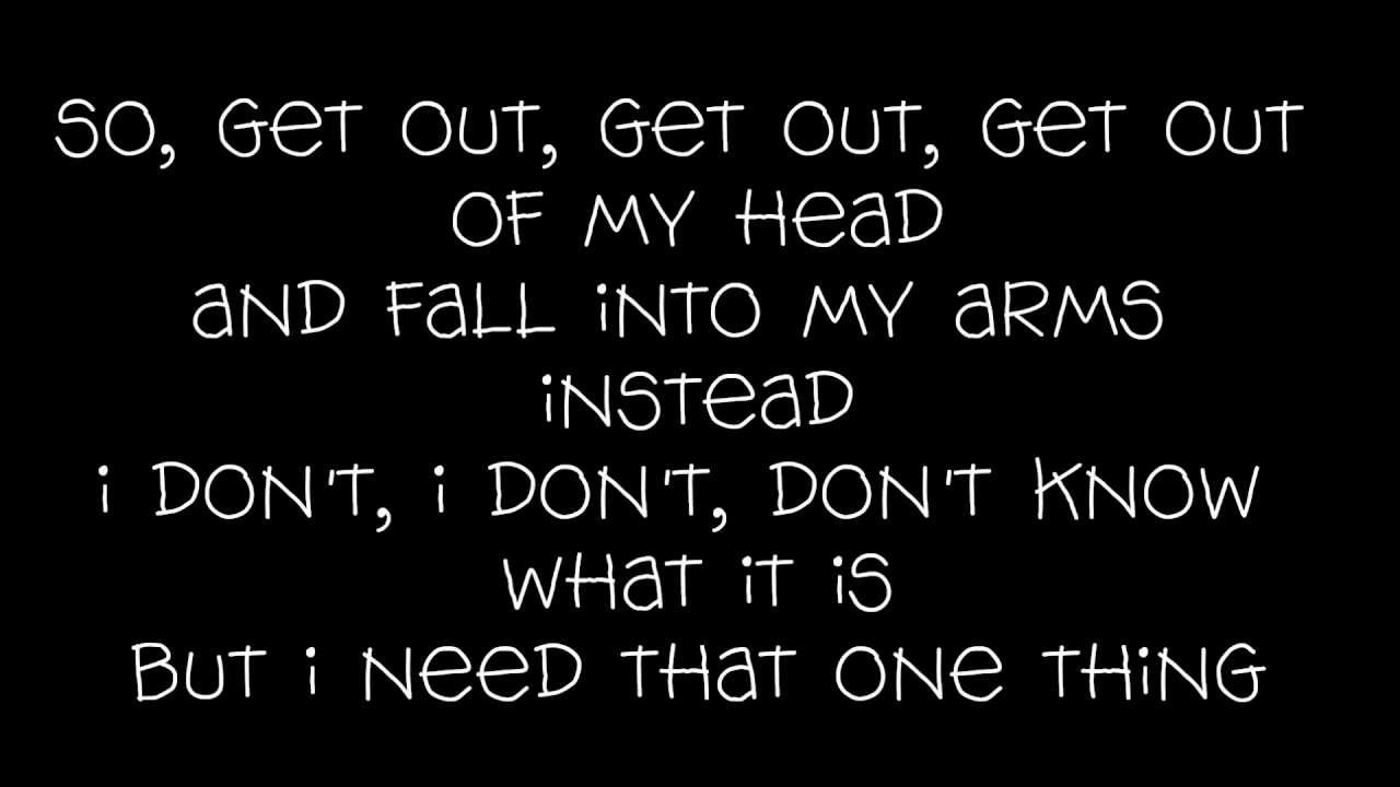One Thing lyrics- One Direction - YouTube