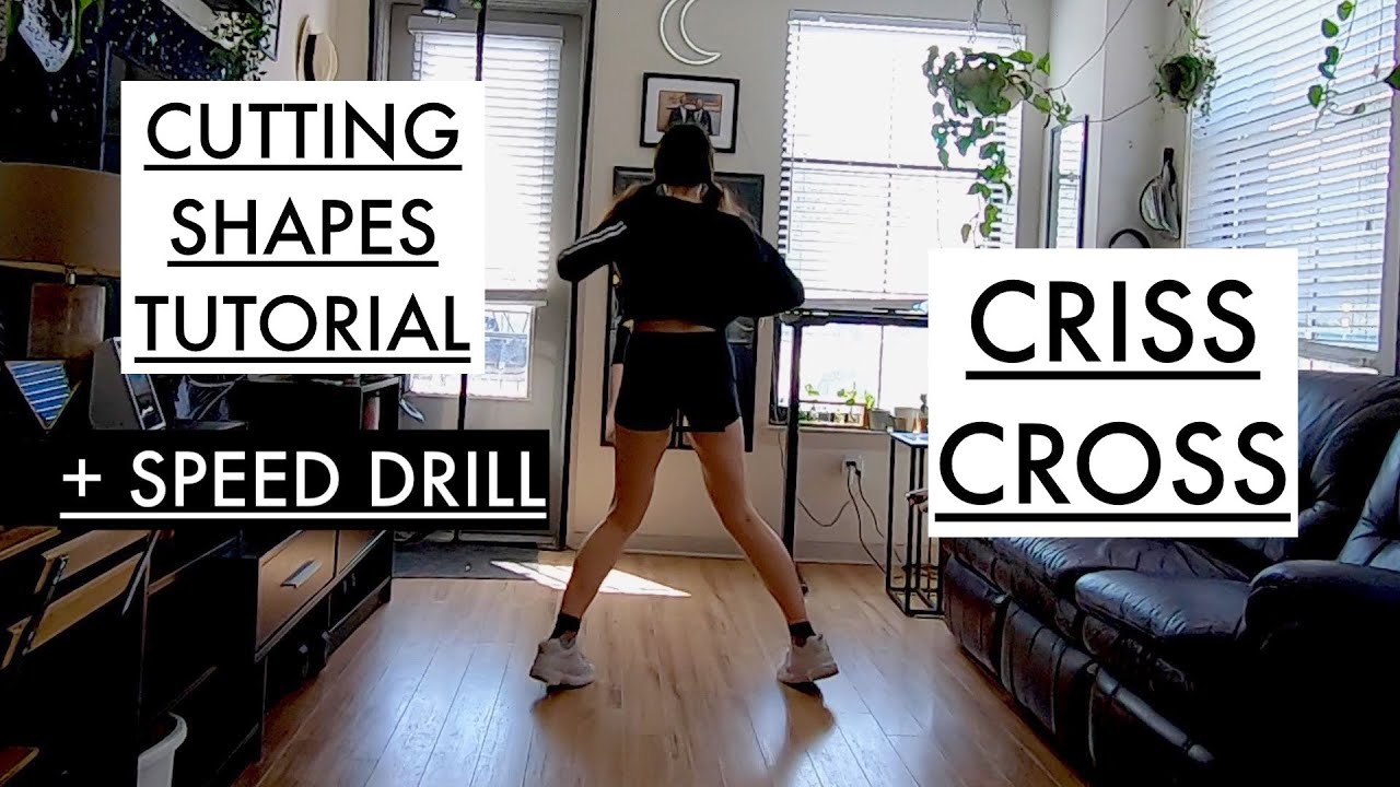 SHUFFLE/SHAPES BEGINNER TUTORIAL + SPEED DRILLS | criss cross - YouTube