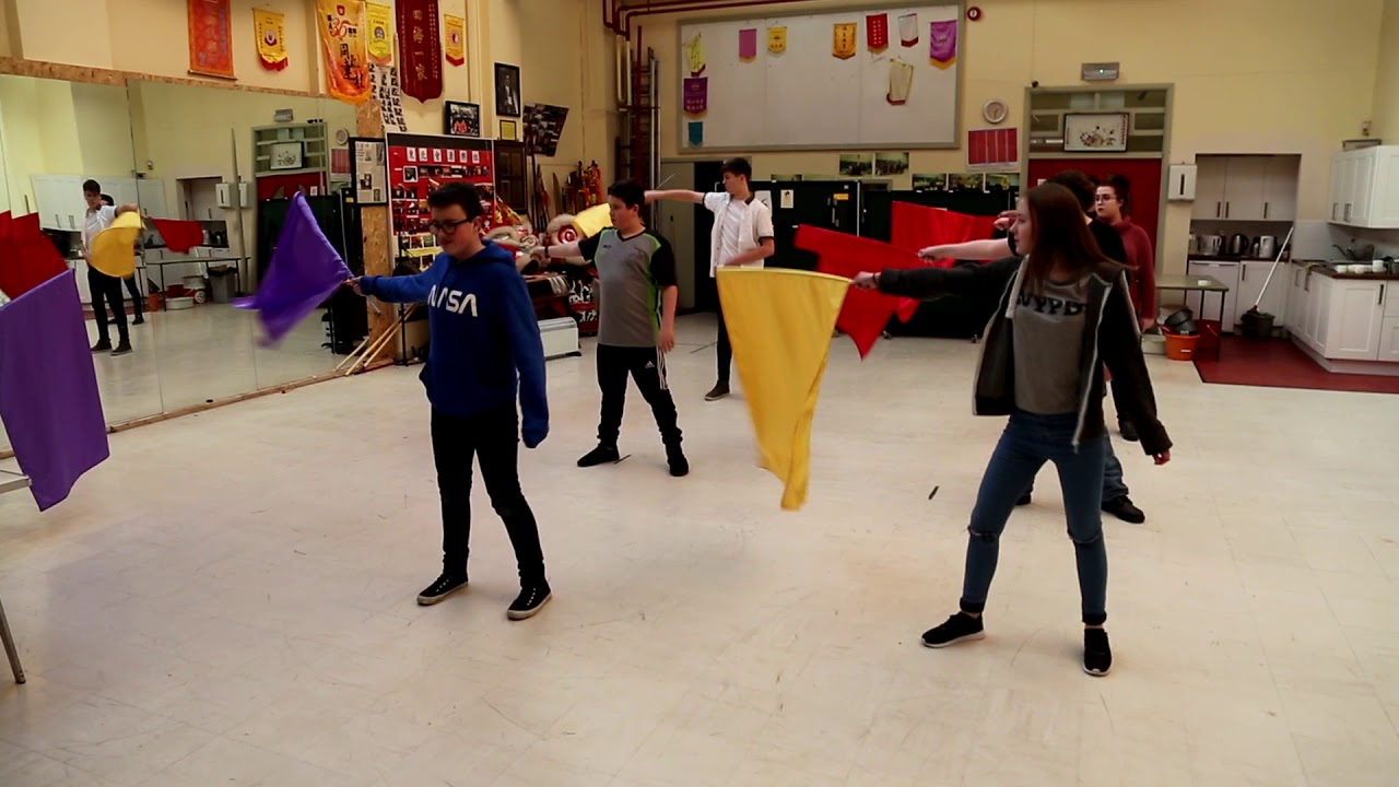 Chinese Flag Dance - YouTube
