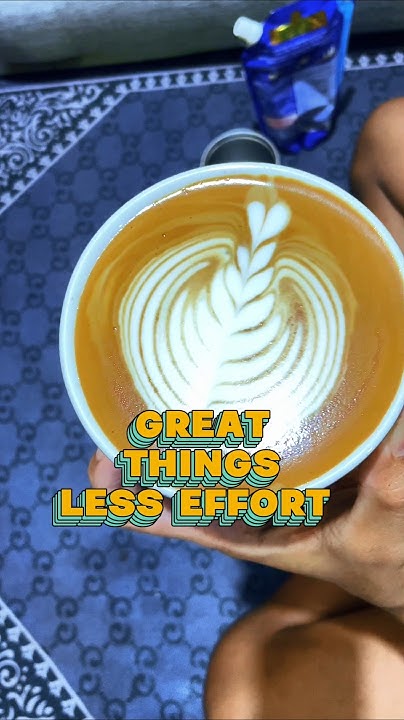 Belajar latte art basic pemula dari rumah dengan Milkfrother tanpa menghabiskan susu Dan kopi ...