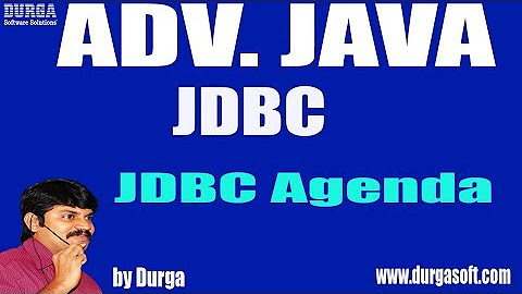 Adv Java JDBC Tutorial by Durga sir - YouTube