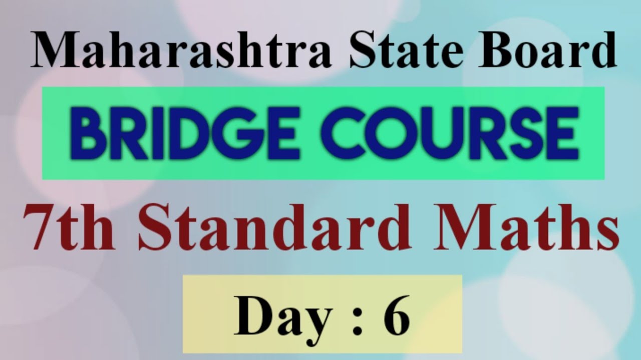 Day 6 Bridge Course 7th Standard Mathematics For English Medium And day-6-bridge-course-7th-standard-mathematics-for-english-medium-and