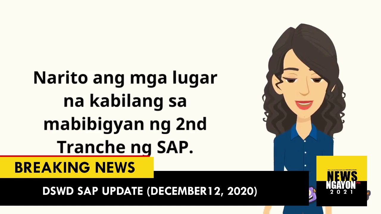 DSWD SAP UPDATE - 2ND TRANCHE & 3RD TRANCHE (DECEMBER 11, 2020) - YouTube