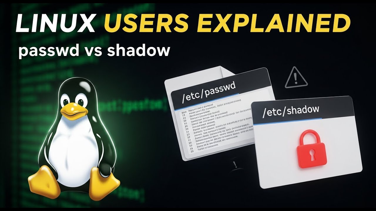 Linux User Management Explained | Users, UID, /etc/passwd & /etc/shadow ...