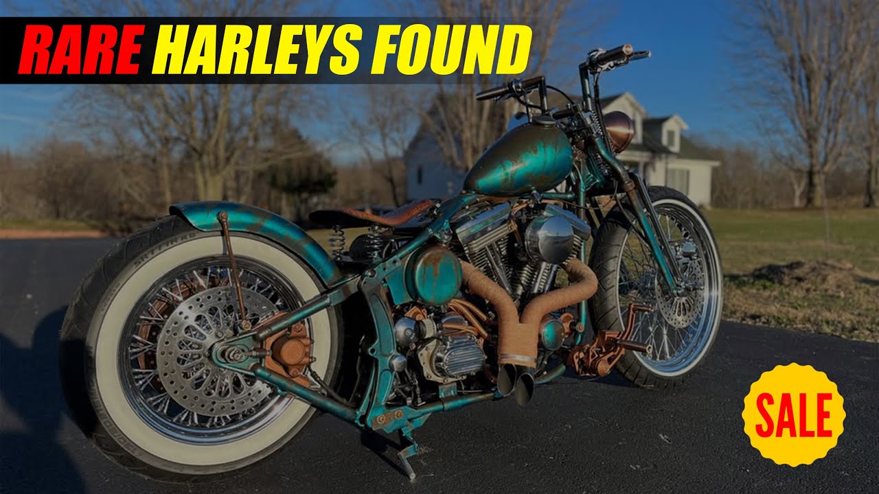 10 INSANE Classic Harleys FOR SALE — Panhead, Shovelhead, Knucklehead ...