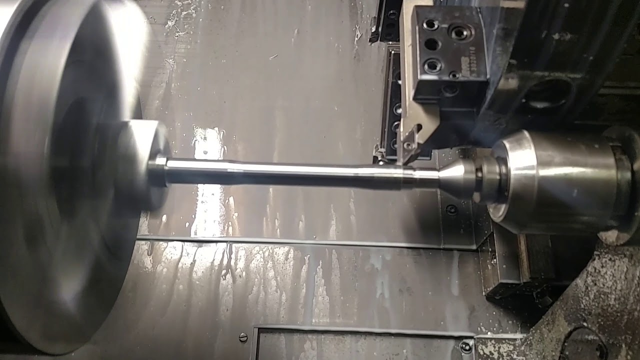 HardLite axle CNC machining - YouTube