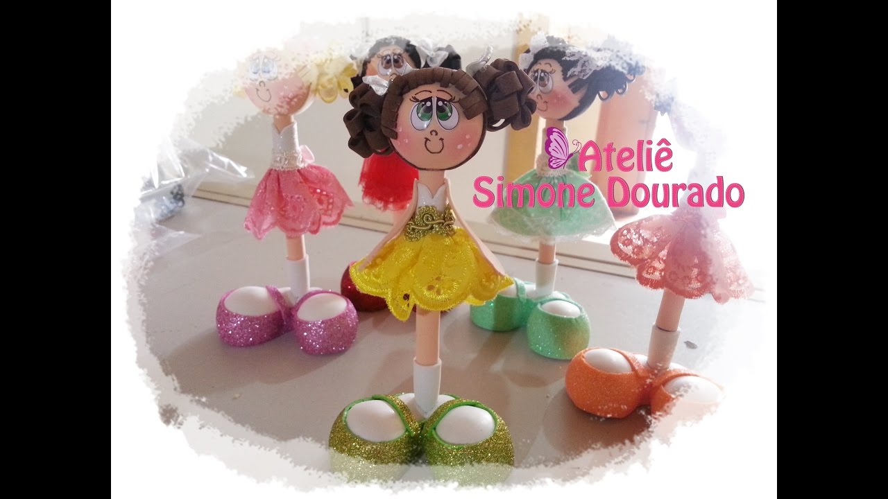 Caneta 3d em EVA - украшенная ручка - decorated pen (foam) - YouTube