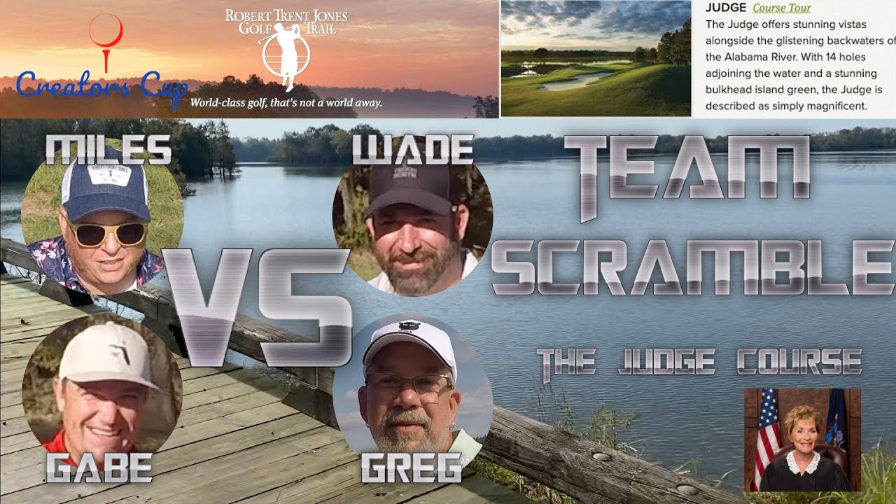 Gabe & Miles VS Wade & Me. 3 hole match. Judge Course at RTJ Capitol ...