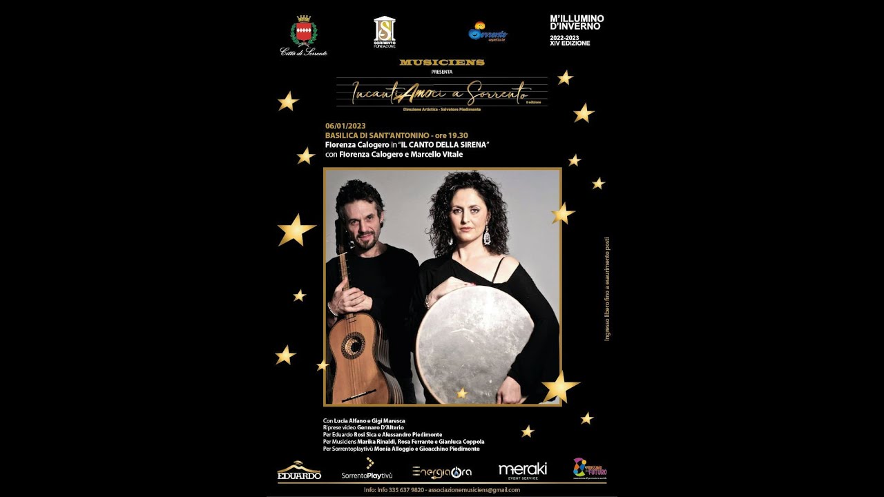 Fiorenza Calogero & Marcello Vitale "Il canto delle Sirene" Sorrento ...