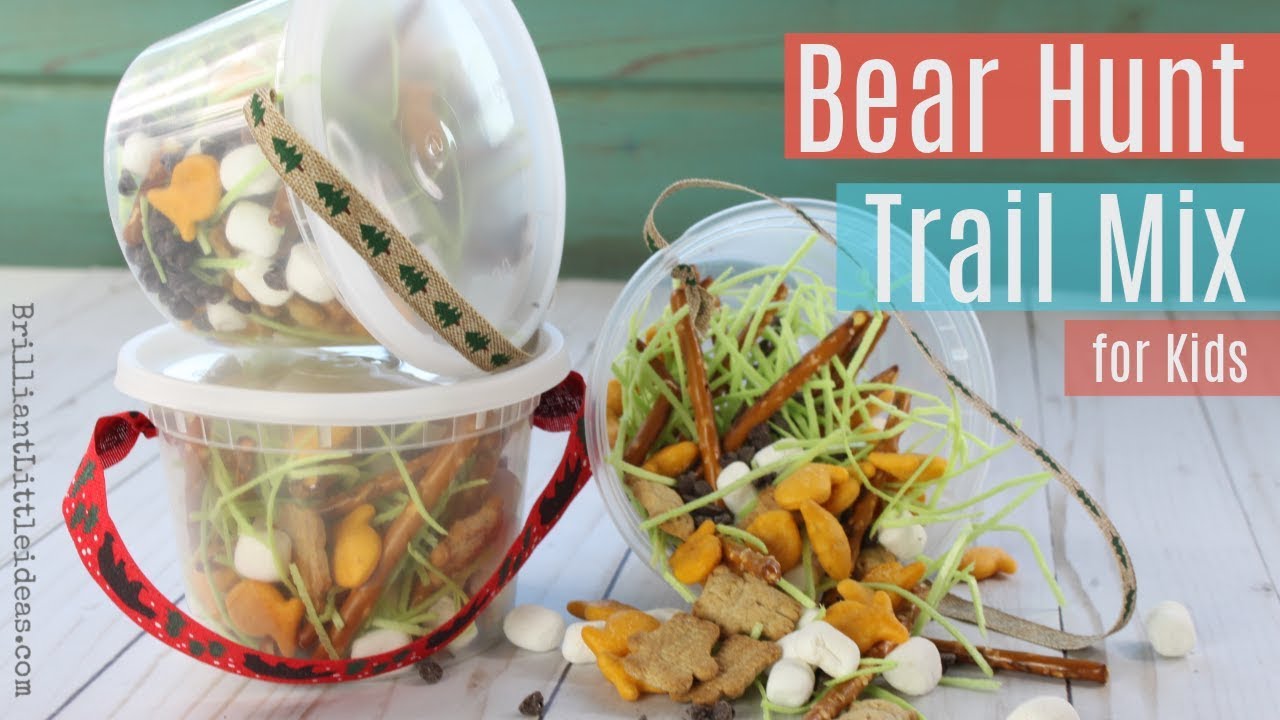 Going on a Bear Hunt Trail Mix -Snack for Kids - YouTube