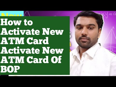 How to Activate New ATM Card | Activate New ATM Card Of BOP | New ATM ...