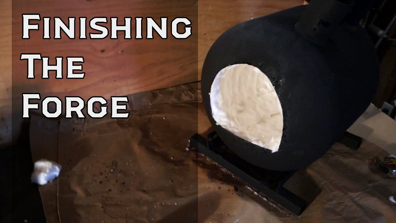 Finishing Up My Homemade Forge - YouTube