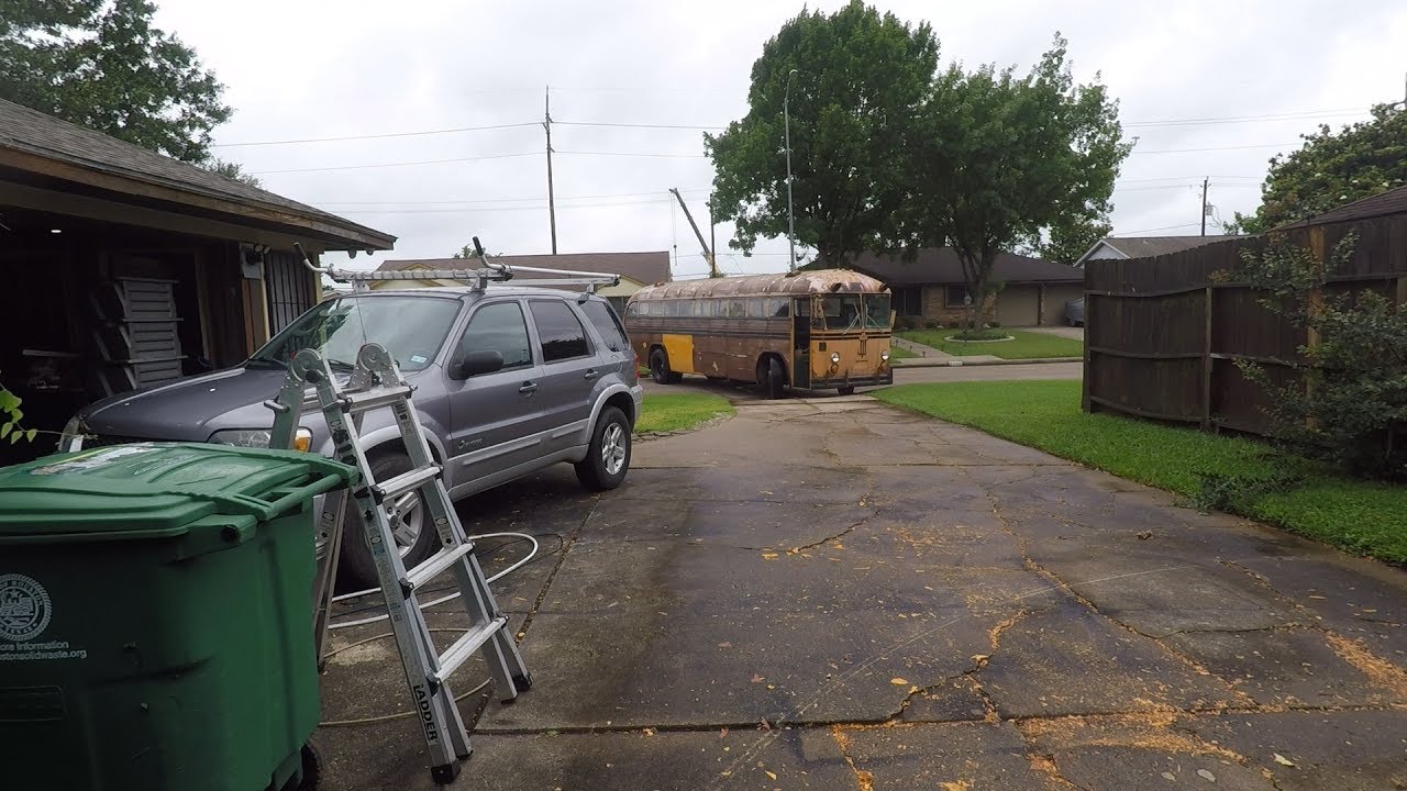 Crown Supercoach RV Conversion - Turning Around - YouTube