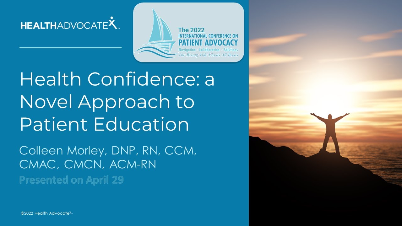 Health Confidence: a Novel Approach to Patient Education - YouTube