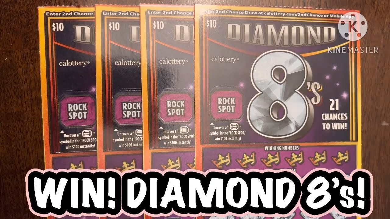 WIN! DIAMOND 8’s! CA Scratchers - YouTube