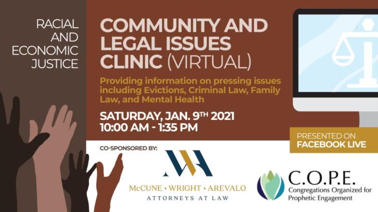 ProSe Legal discussion on the Community and Legal Issues Clinic - YouTube