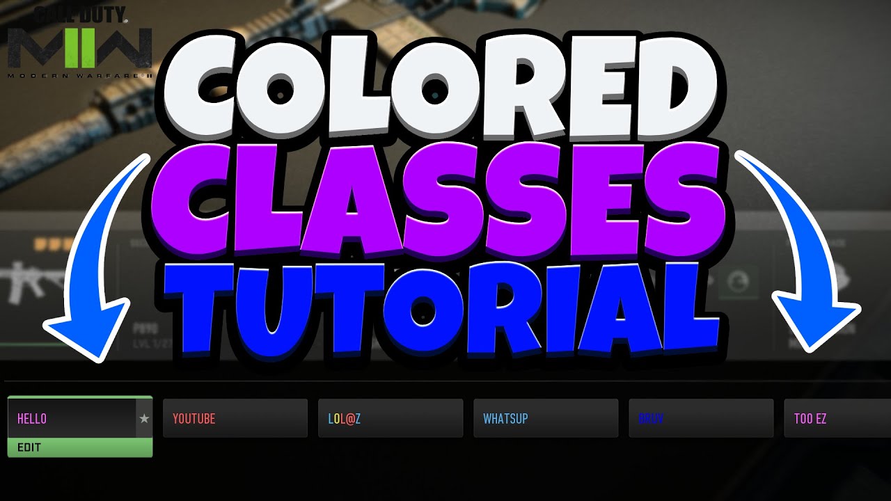 MW2 EASY COLORED CLASSES TUTORIAL NO TOOL NEEDED WORKS ON ALL mw2-easy-colored-classes-tutorial-no-tool-needed-works-on-all
