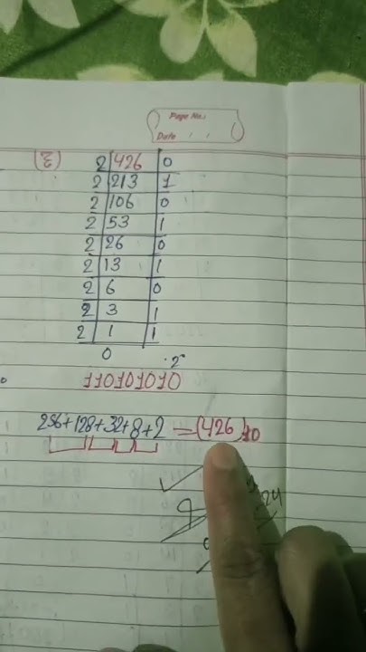 #learn it that how solve binary number questions 👍📝 - YouTube