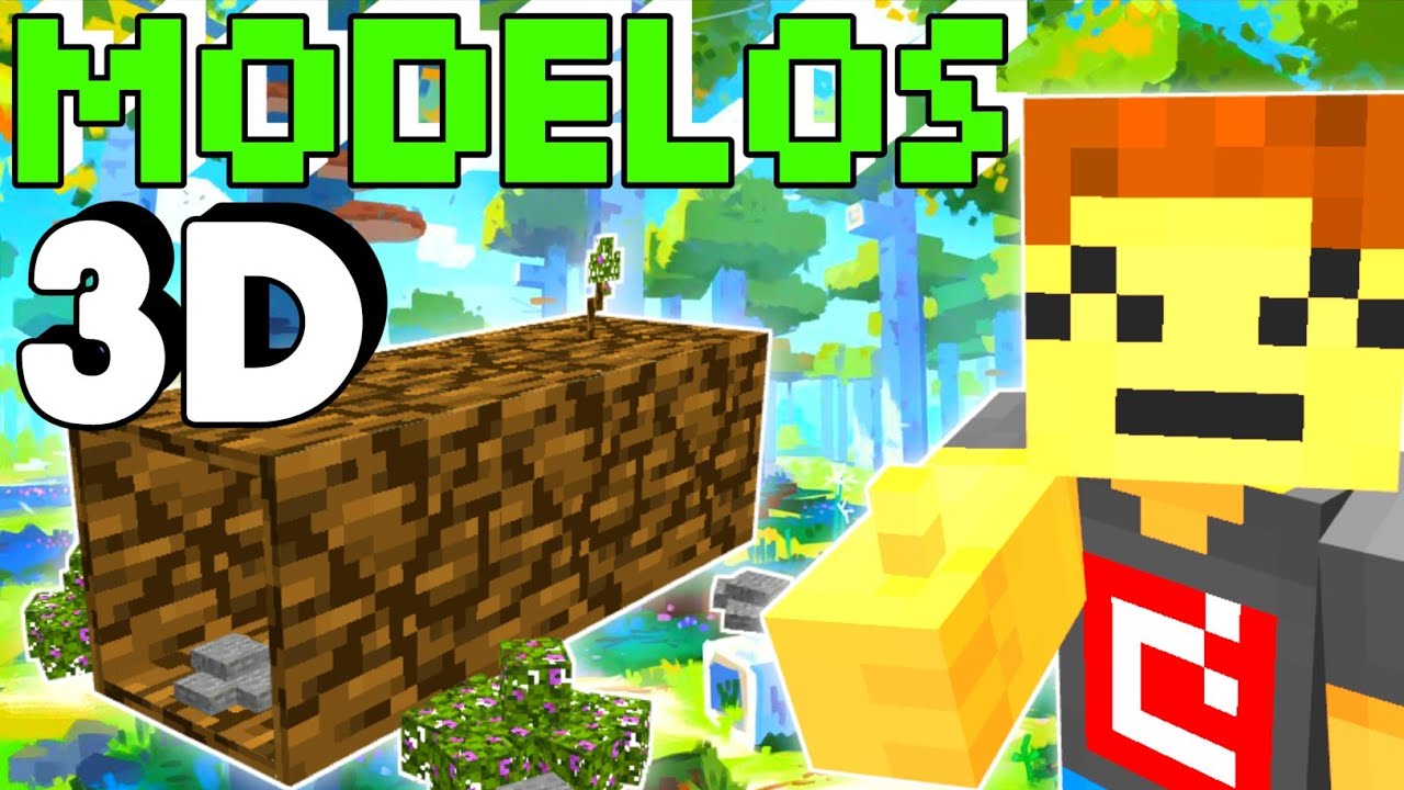 🔥IMPORTANDO Modelos 3D a Minecraft PE | Guia COMPLETA / 2022 - YouTube