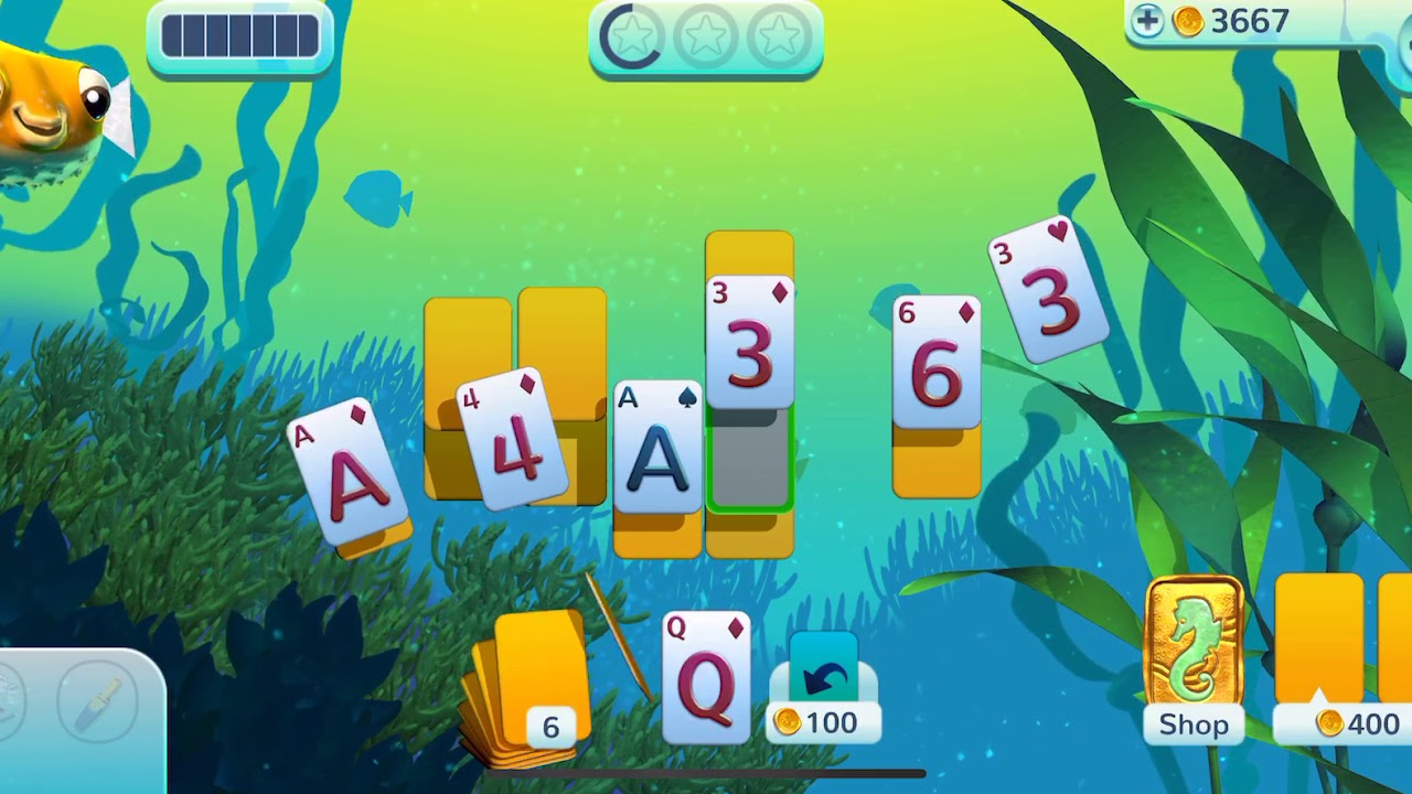 Deep Sea Solitaire Dive 18 - YouTube