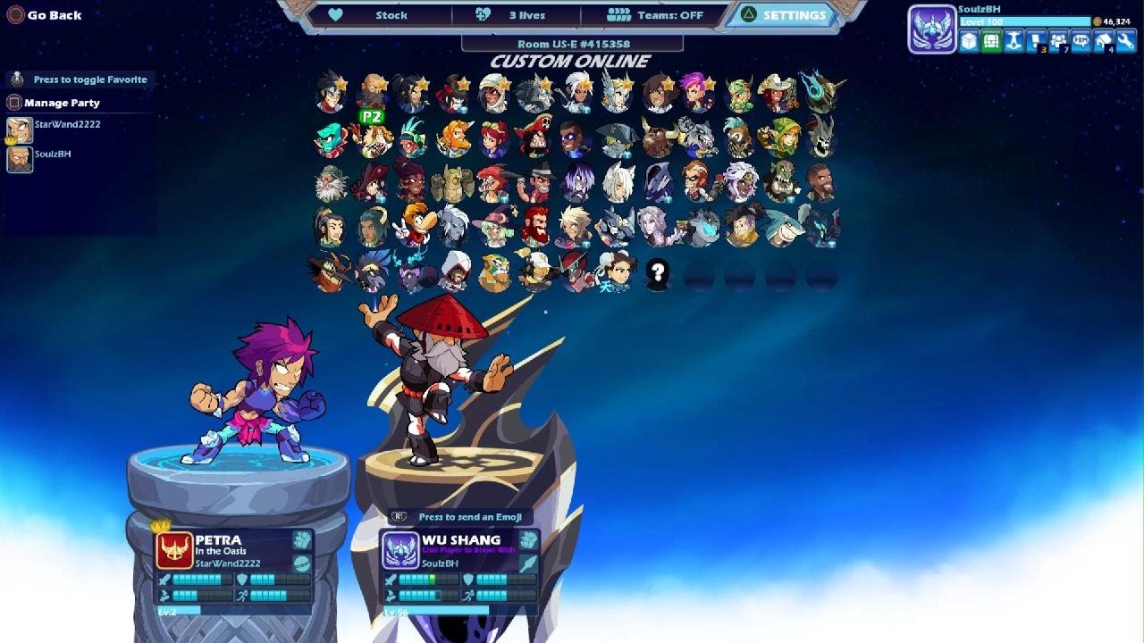 Brawlhalla Custom 1v1 - YouTube